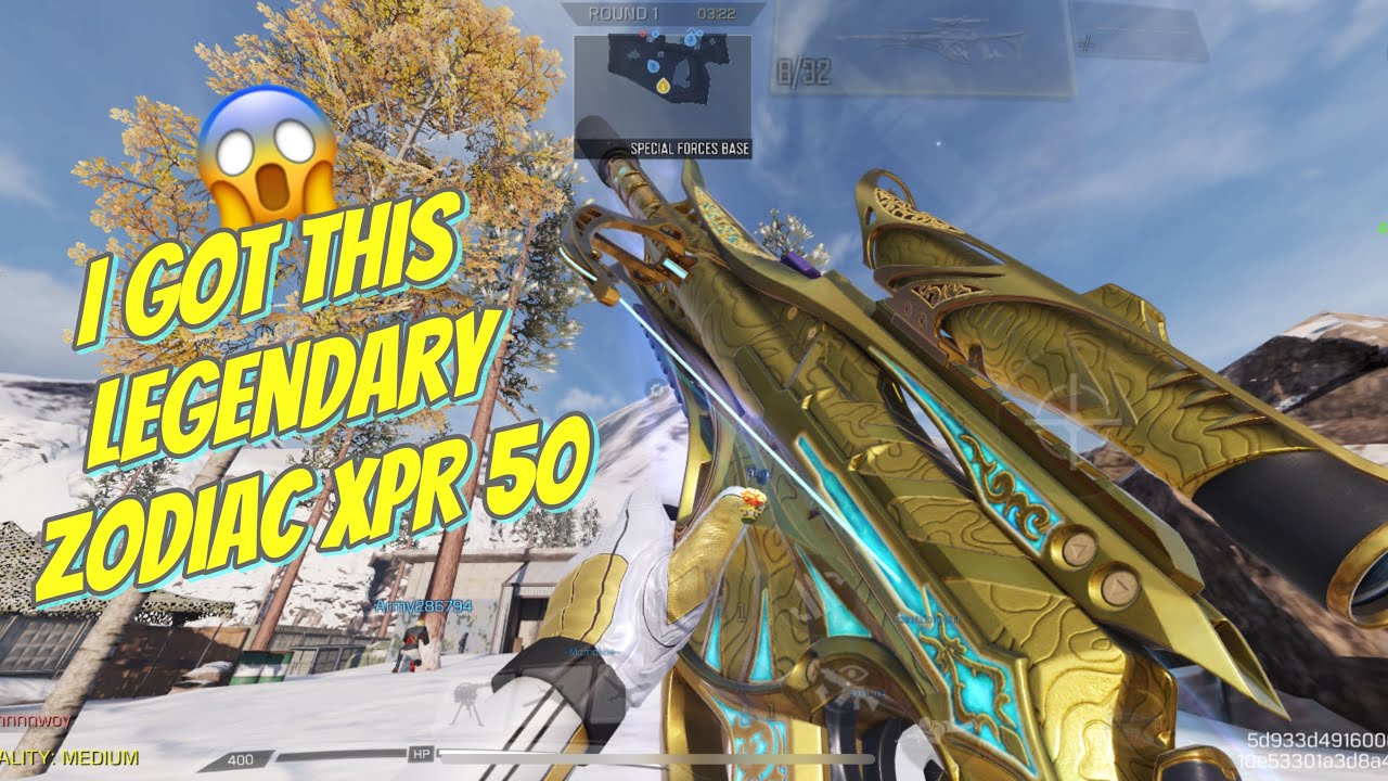 FREE Legendary Zodiac XPR 50 CODM Review - YouTube