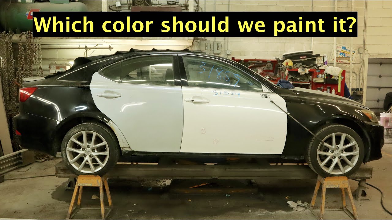 Rebuilding a Lexus IS 250 side hit part 3 - YouTube