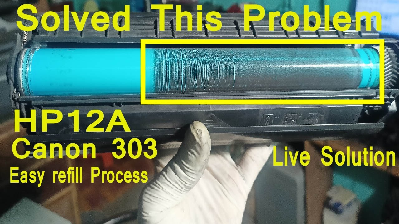 canon 303 cartridge black background printing problem ,background black ...