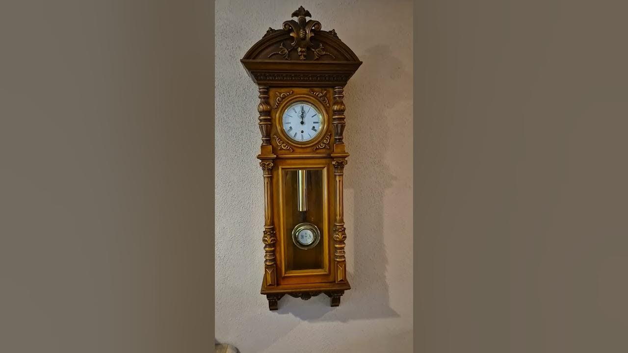 Kieninger Westminster chime wall clock - YouTube