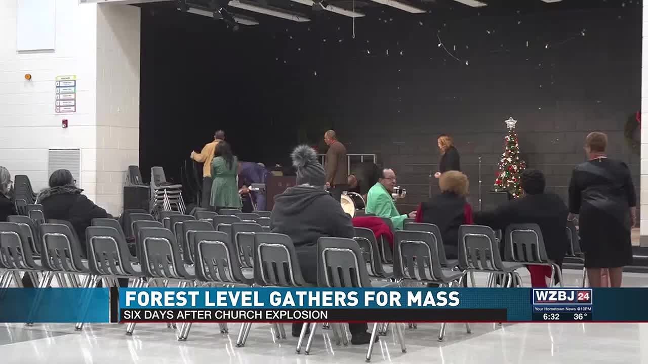 Forest Level Baptist Church Gathers for Mass Six Days After Explosion ...