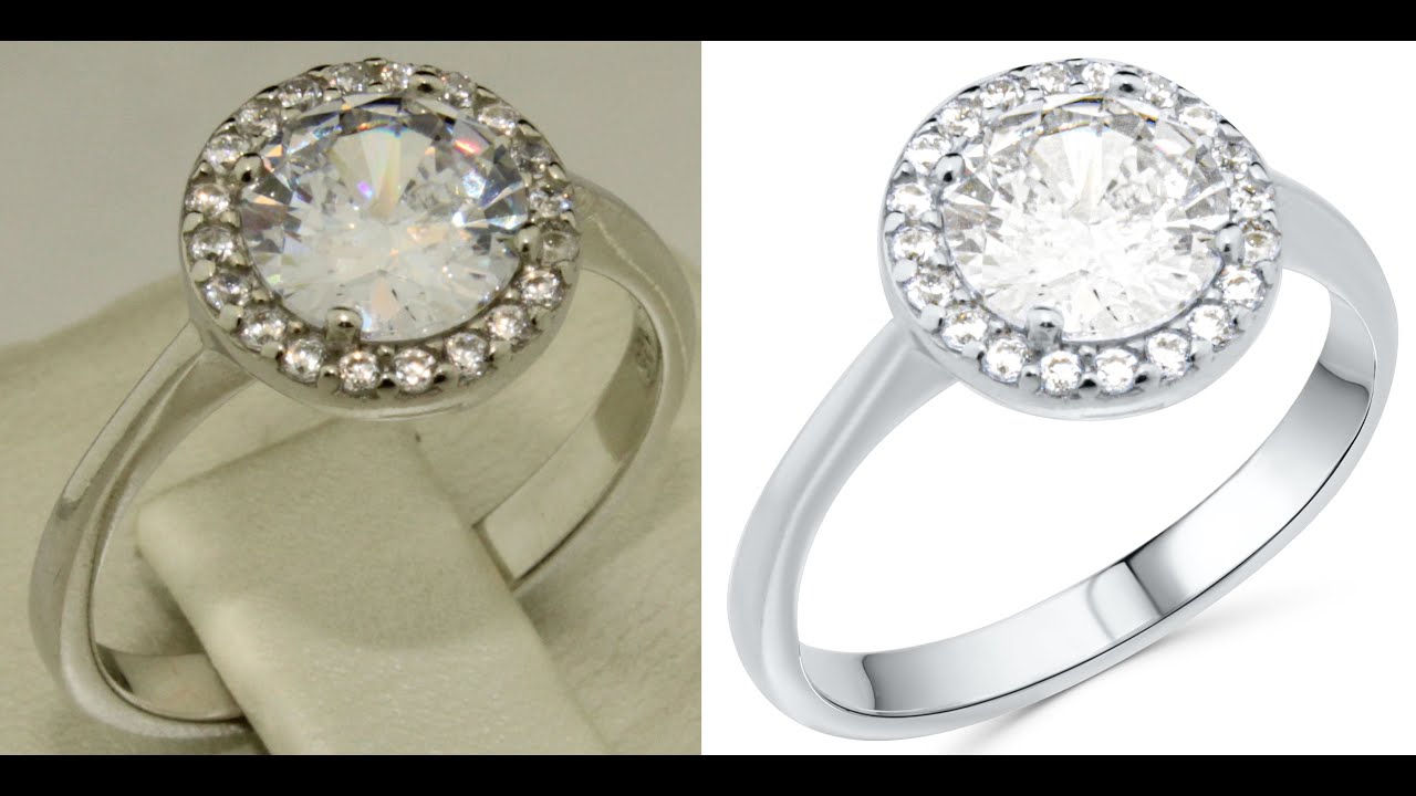 jewelry retouching photoshop tutorial - YouTube