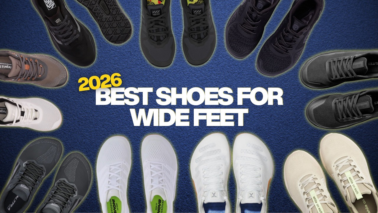 9 BEST TRAINING SHOES FOR WIDE FEET (Options for E to 4E Widths!) - YouTube