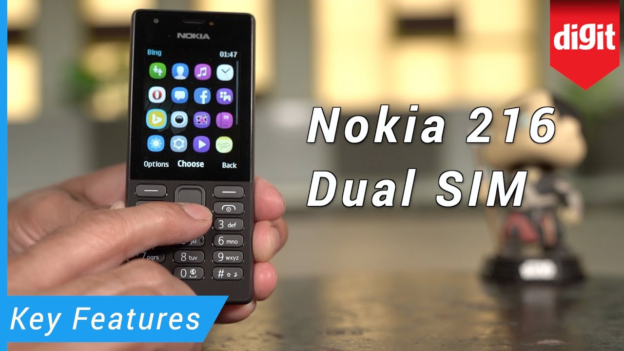 Nokia 216 Dual SIM Key Features - YouTube
