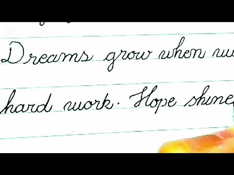 Most Beautiful Handwriting Ever | Satisfying Cursive Writing 💙 - YouTube