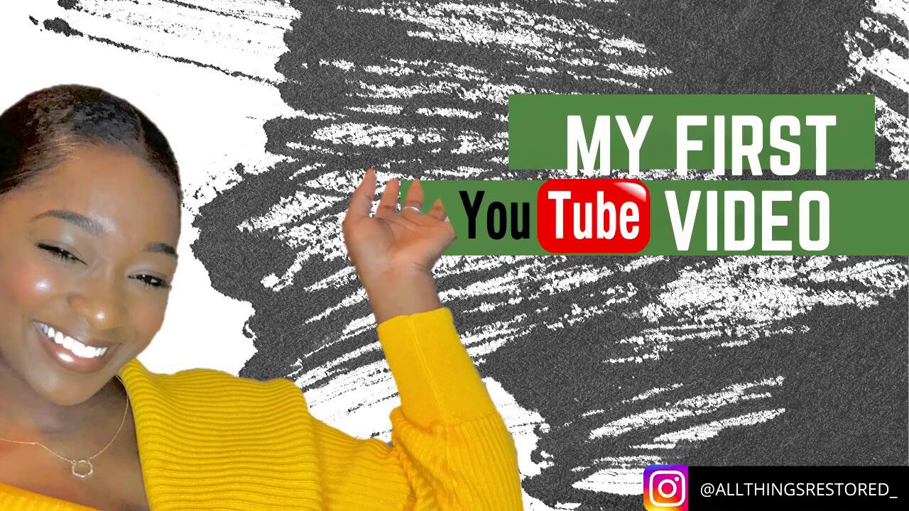 WELCOME TO MY CHANNEL (MY FIRST YOUTUBE VIDEO) - YouTube