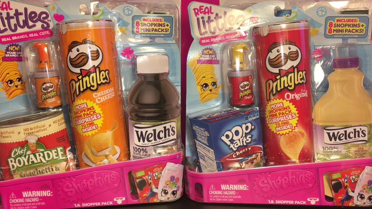 Real Littles Season 12 Shopkins Mini Food Packs Real Brands Blind Bag ...