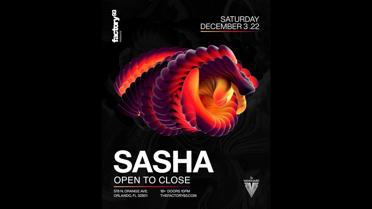 DJ Sasha Live in Orlando 2022 - Part 2 - YouTube