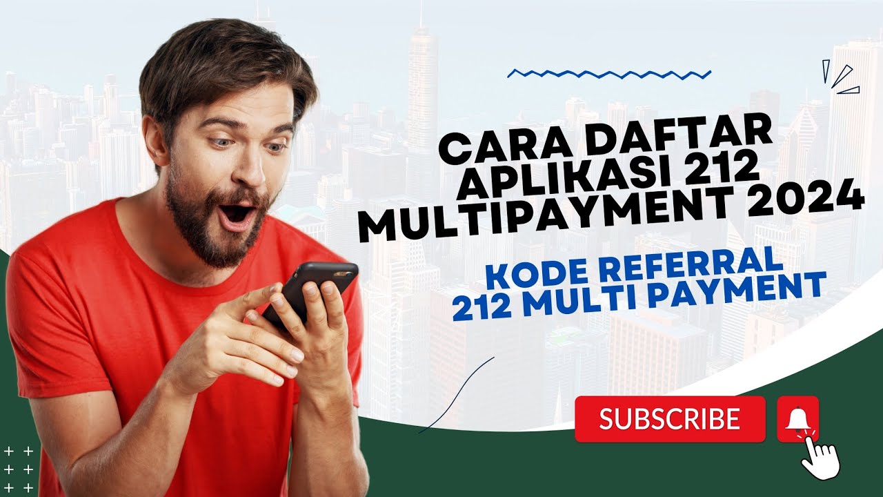 Cara daftar aplikasi 212 multipayment 2024, kode referral 212 multi ...