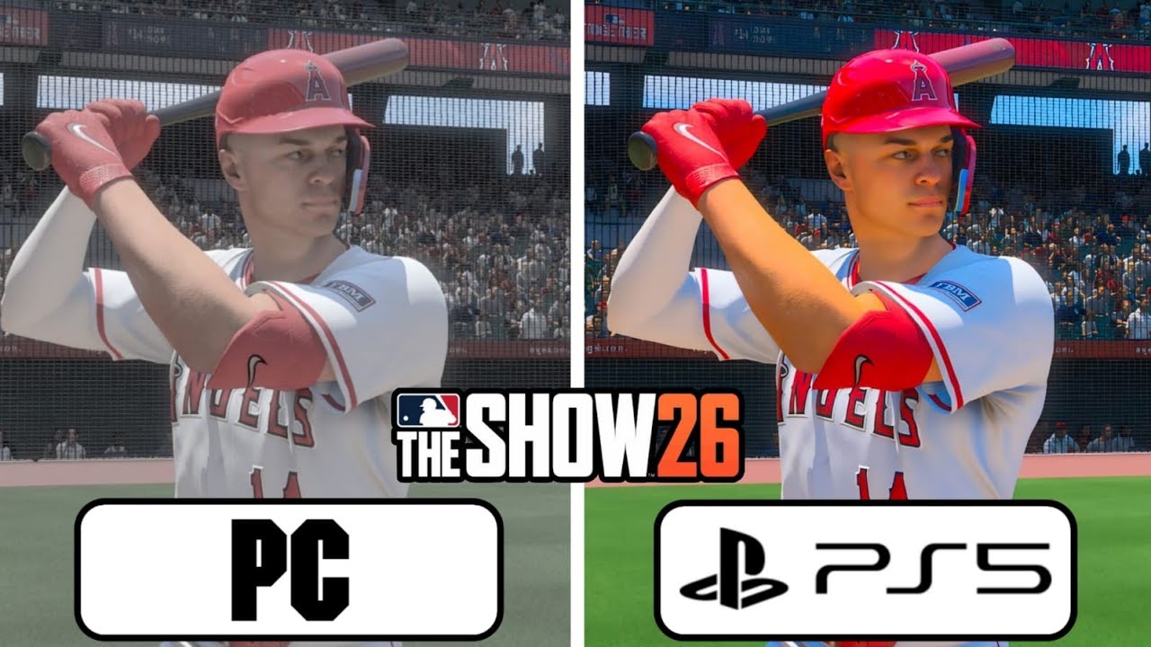 MLB The Show 26 PS5 vs PC Graphics Comparison - YouTube