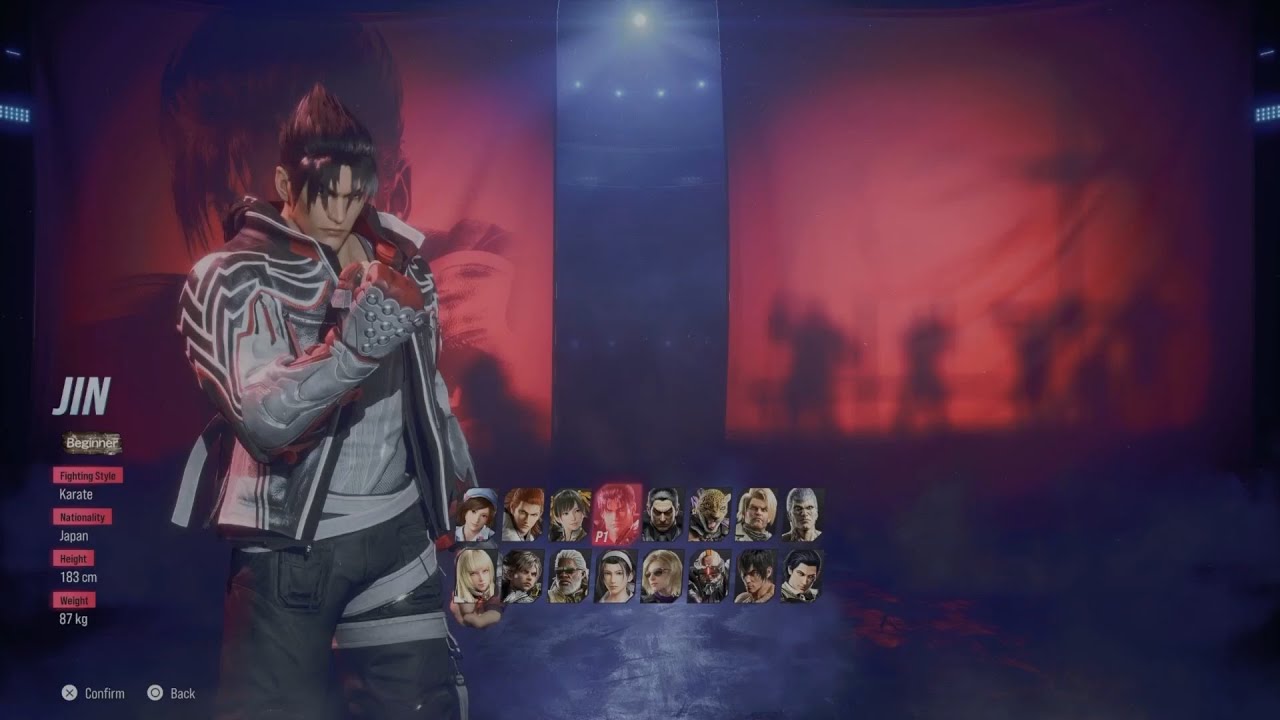Tekken 8 character select screen. - YouTube