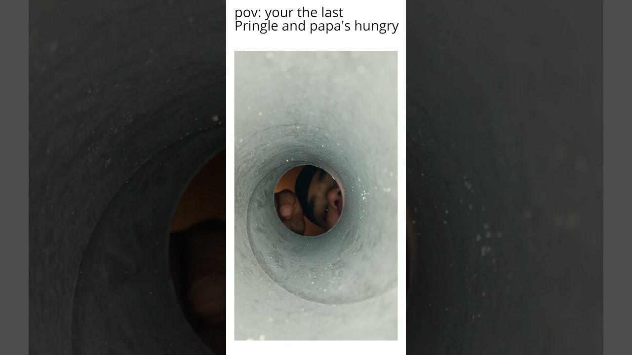 what the last Pringle in the can sees - YouTube