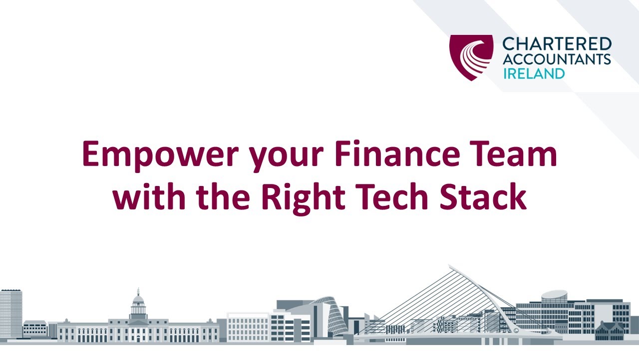 Empower your Finance Team with the Right Tech Stack - YouTube