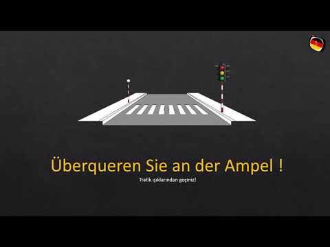 Sıfırdan Almanca A1 Ders 35 : Almanca Yol Tarifi  Etmek/  die Wegbeschreibung