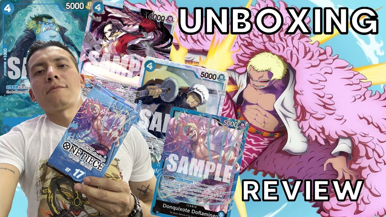 Torneo de Release | Unboxing Review ST17 Donquixote Doflamingo One ...