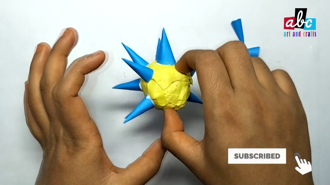 How to make origami paper Mace Weapon? - YouTube