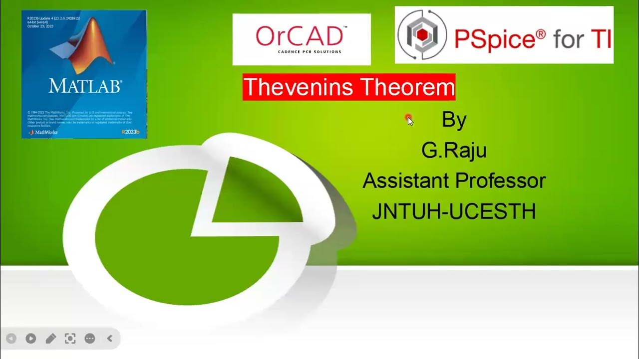 THEVENINS THEOREM BY MATLAB - YouTube