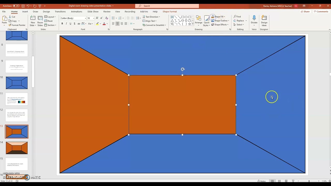 Creating a Digital Room in PowerPoint Part 2 - YouTube