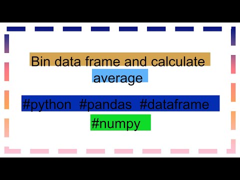 Bin data frame and calculate average