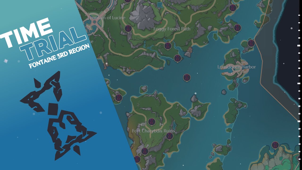 All 32 Fontaine 3rd Region Time Trials Locations [Genshin Impact] - YouTube