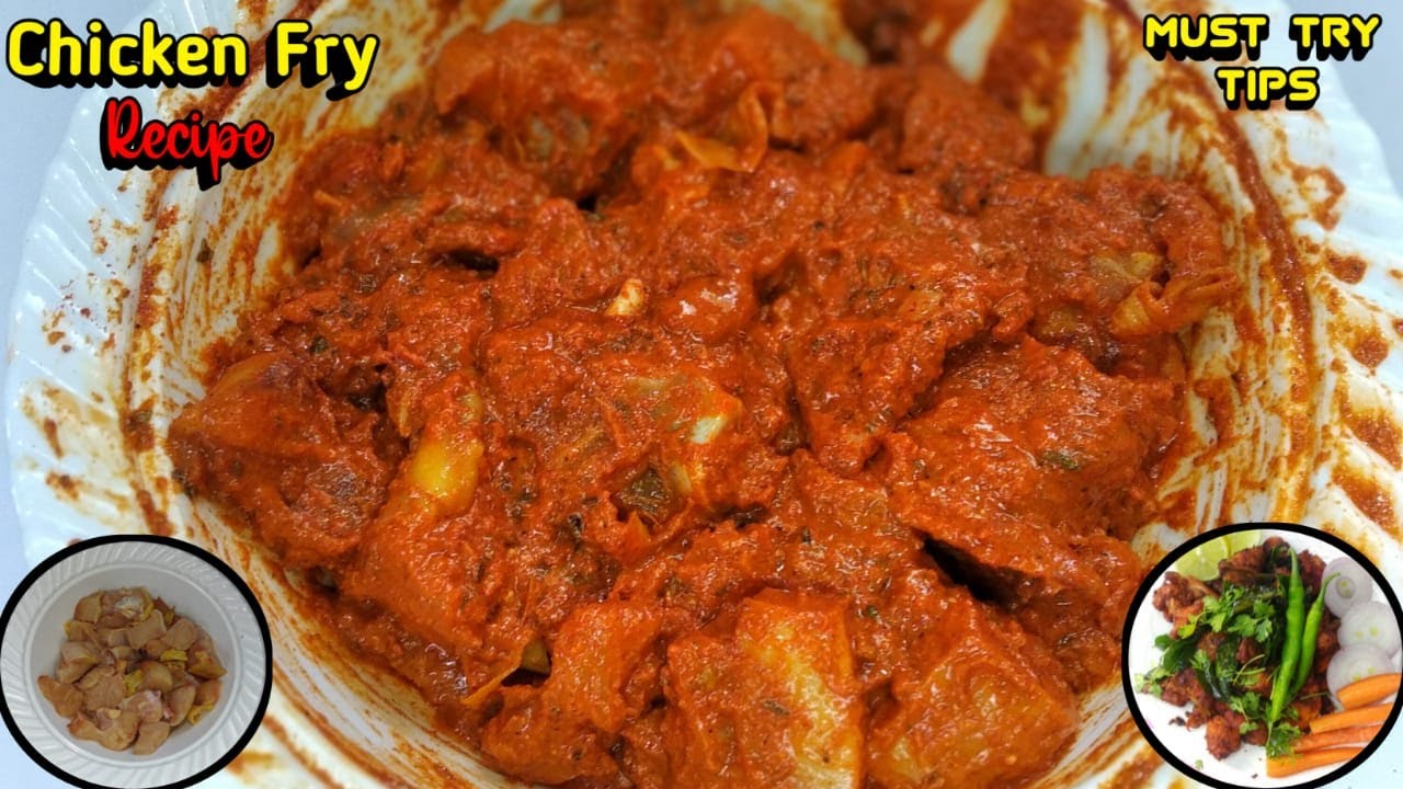 CHICKEN FRY RECIPE || चिकन फ्राई रेसिपी कैसे बनाते है आये देखते है ...