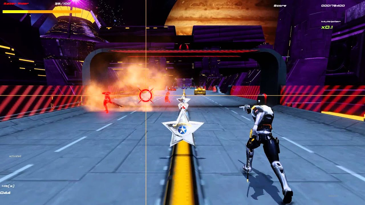 Saber Rider and the Star Sheriffs - The Game Mode 1 Alpha Lv 01 - YouTube