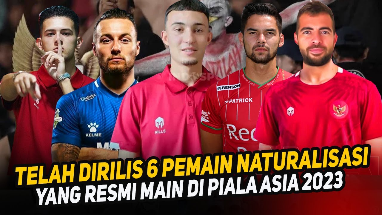 LINE UP PALING NGERI🔴PSSI RESMI RILIS DAFTAR NAMA PEMAIN NATURALISASI ...