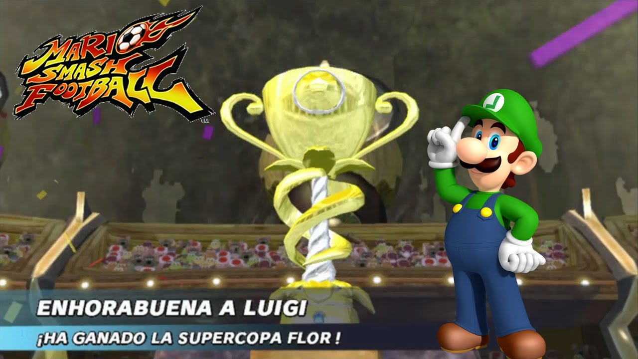 Mario Smash Football | Supercopa Flor | Luigi - YouTube