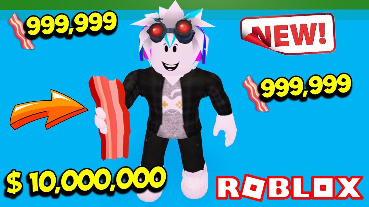 СЪЕЛ БЕКОНА НА $10,000,000 ДОЛЛАРОВ В СИМУЛЯТОРЕ БЕКОНА! ROBLOX Bacon ...