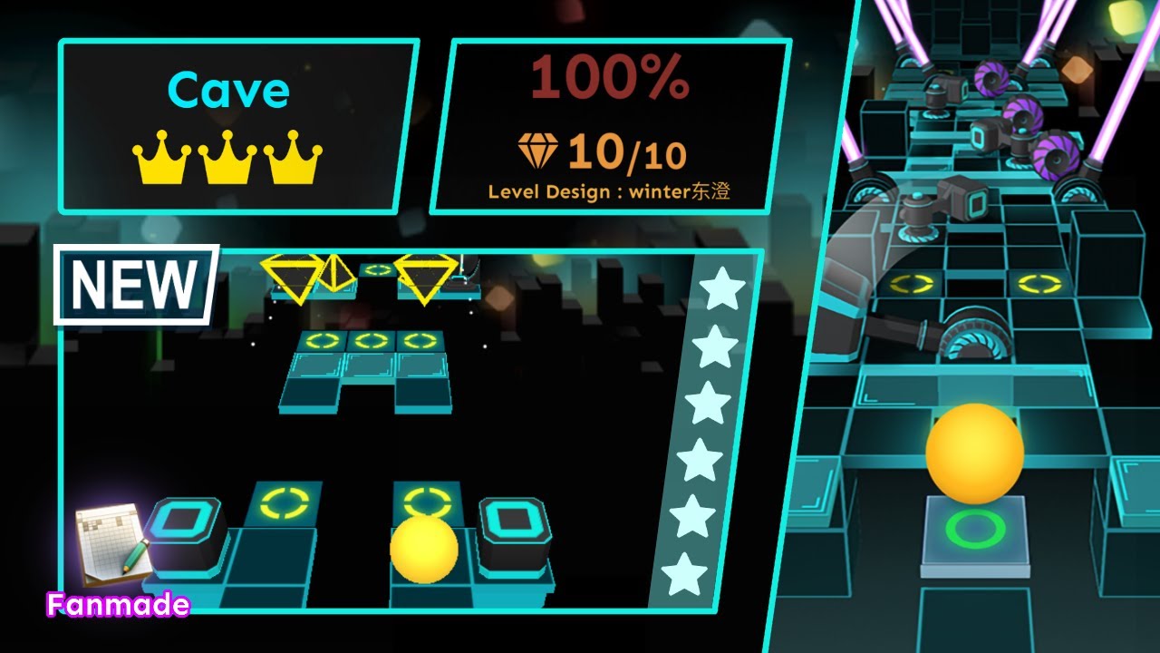 Rolling Sky - Cave (Renovated) - YouTube