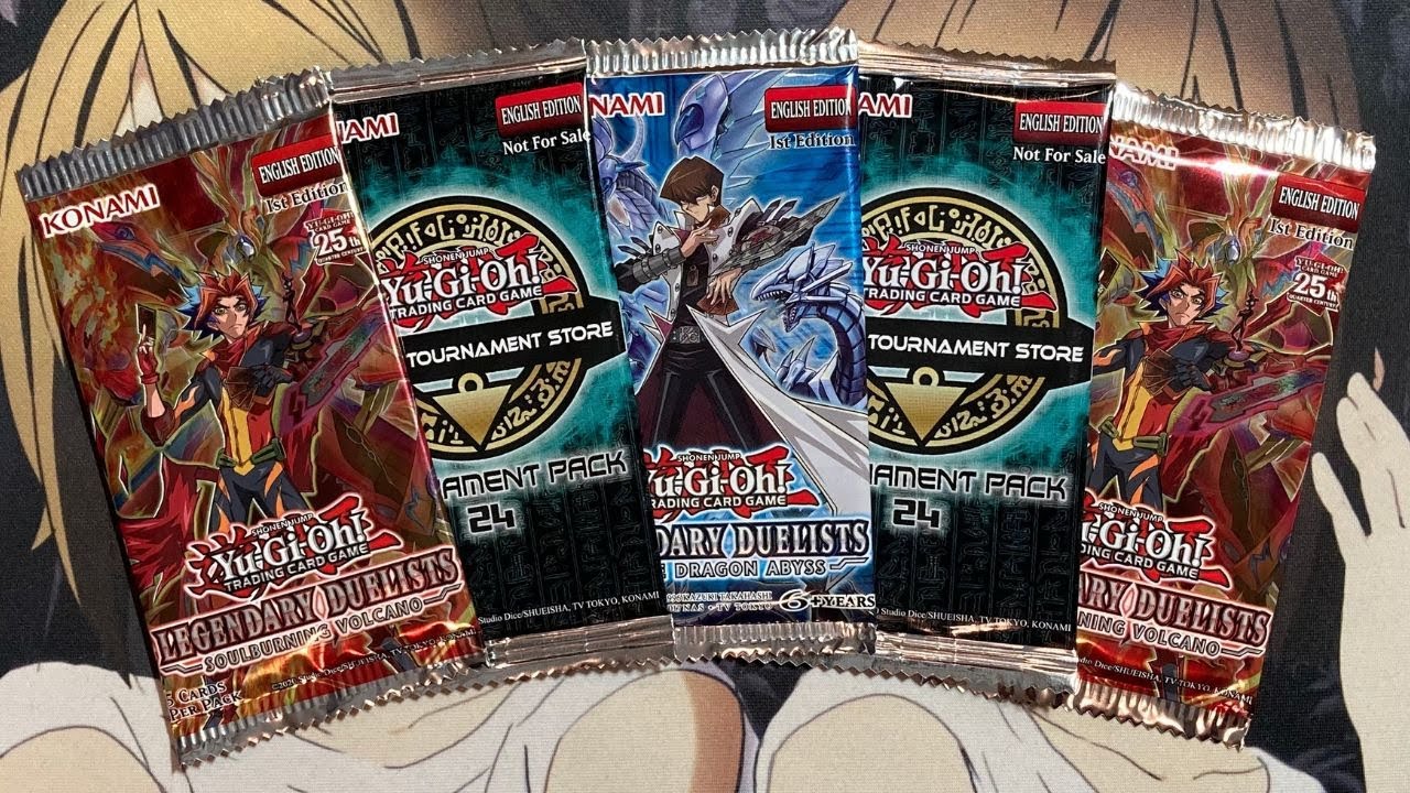 Opening Five Random Yugioh Booster Packs TCG - YouTube