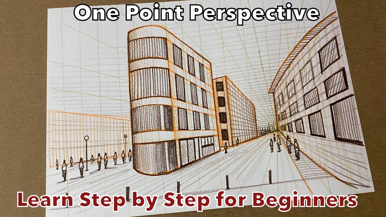 One Point Perspective || Step by Step || Artist Deepkaran || BFA,NID ...