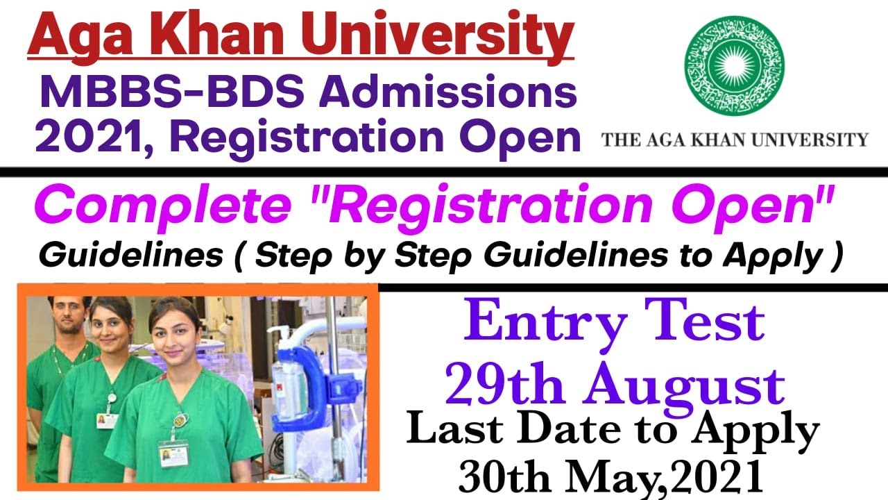 Admissions Open/Aga Khan University/AKU Fees/AKU Application Details ...