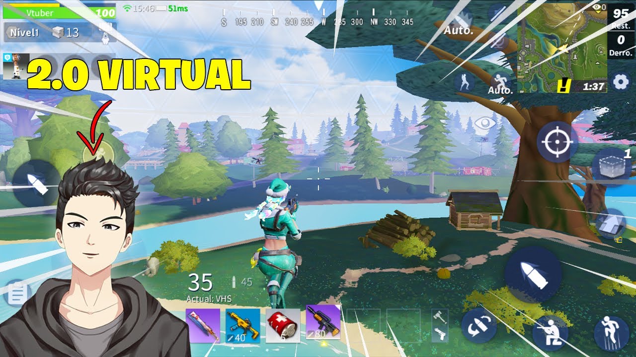 Youtuber Virtual Juega Creative Destruction Mobile - YouTube