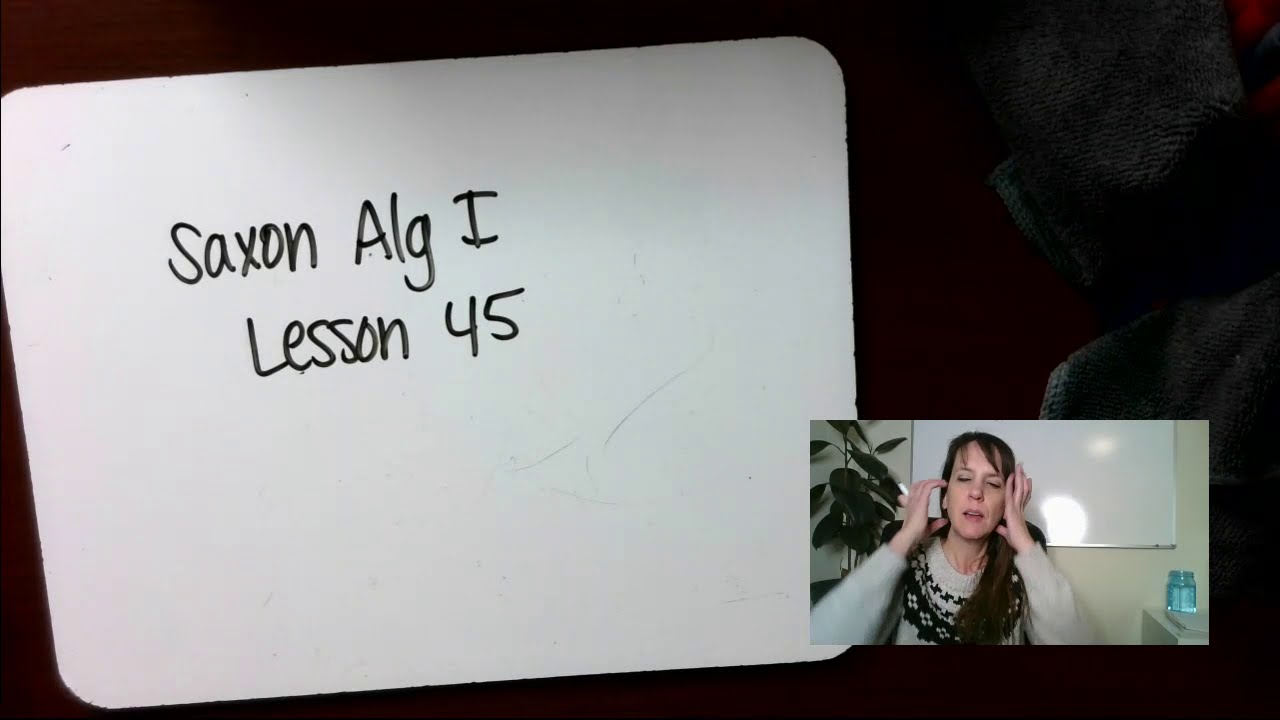 45 Saxon Algebra 1, Lesson 045, Range, Median, Mode, and Mean - YouTube