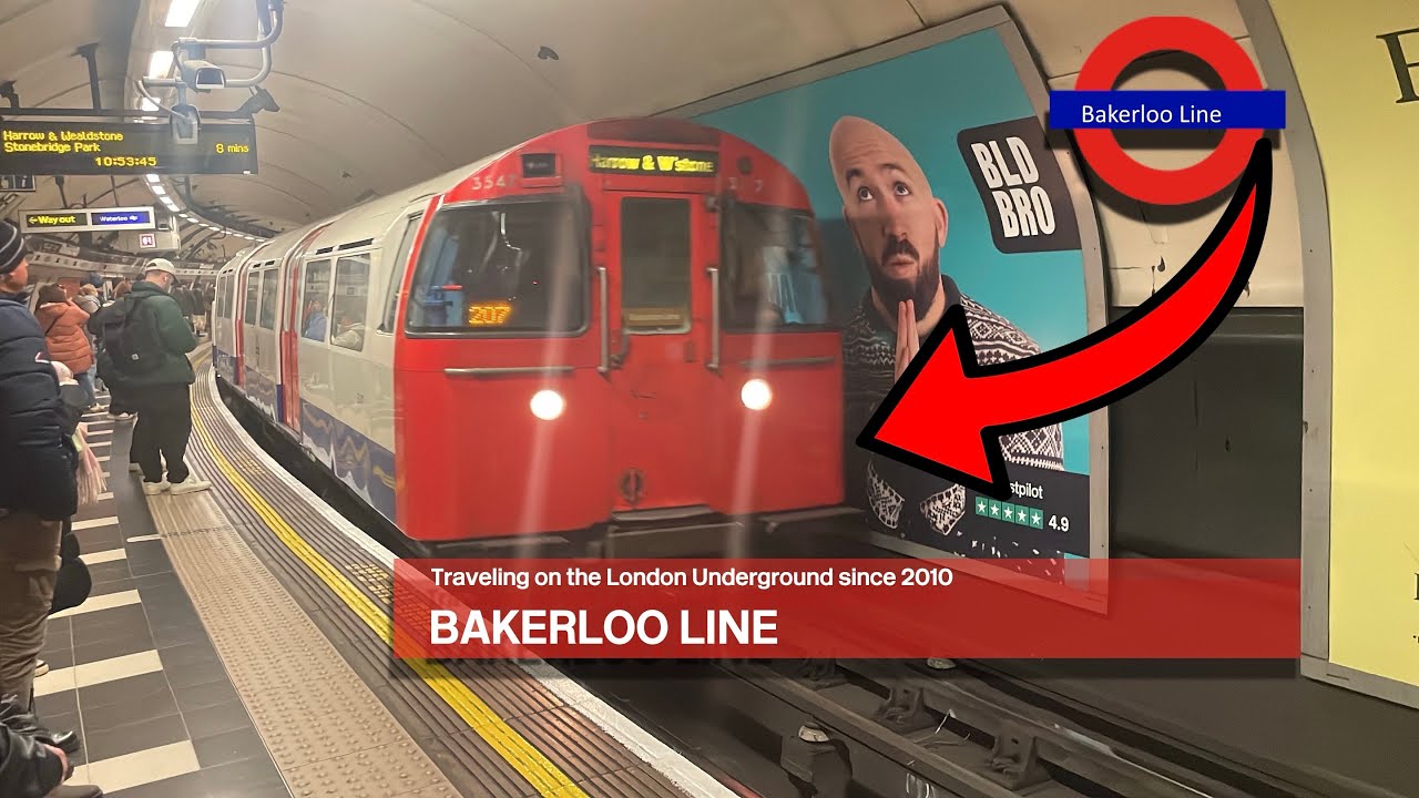 Travelling on London’s famous Underground Bakerloo Line - YouTube