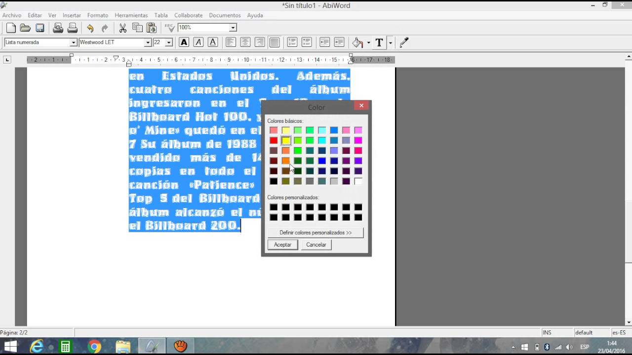 abiword tutorial - YouTube