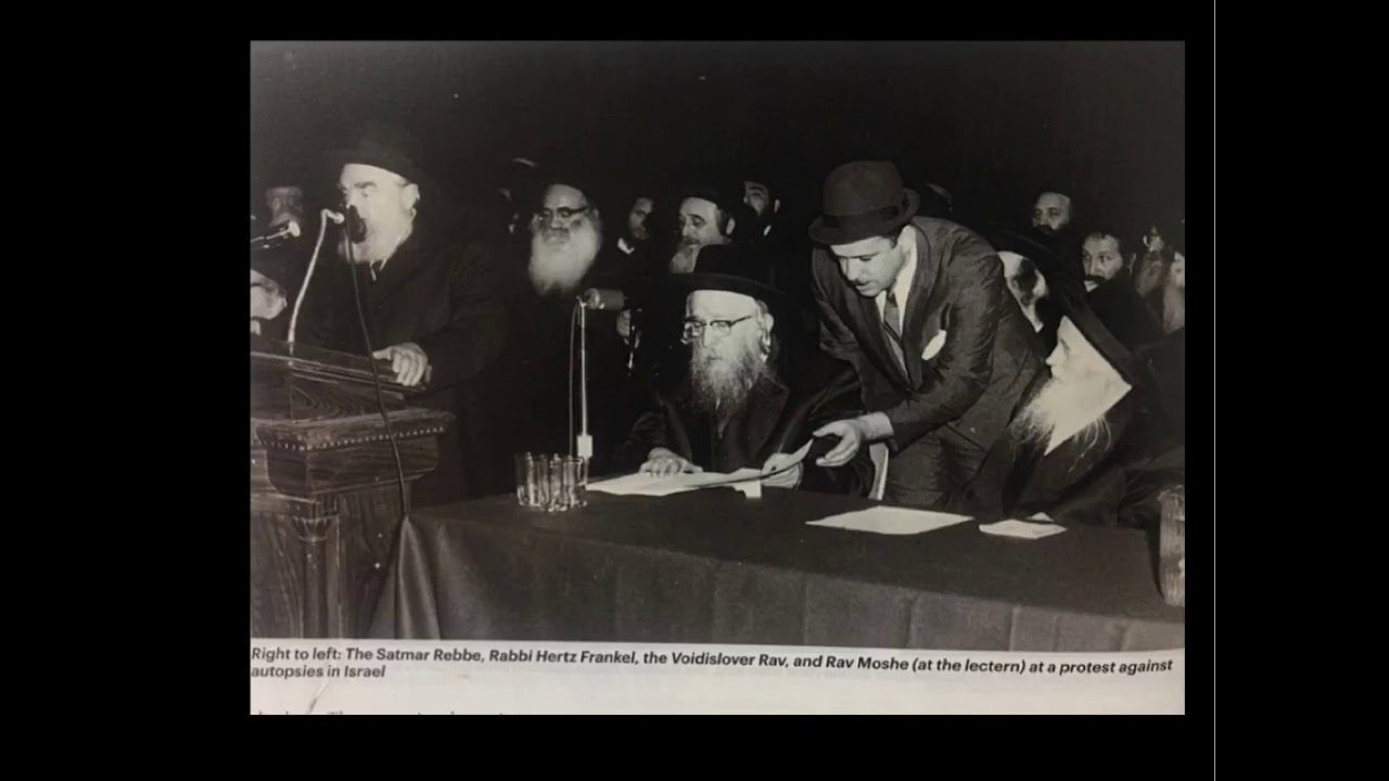 Satmar rebbe and rav Moshe Feinstein - YouTube