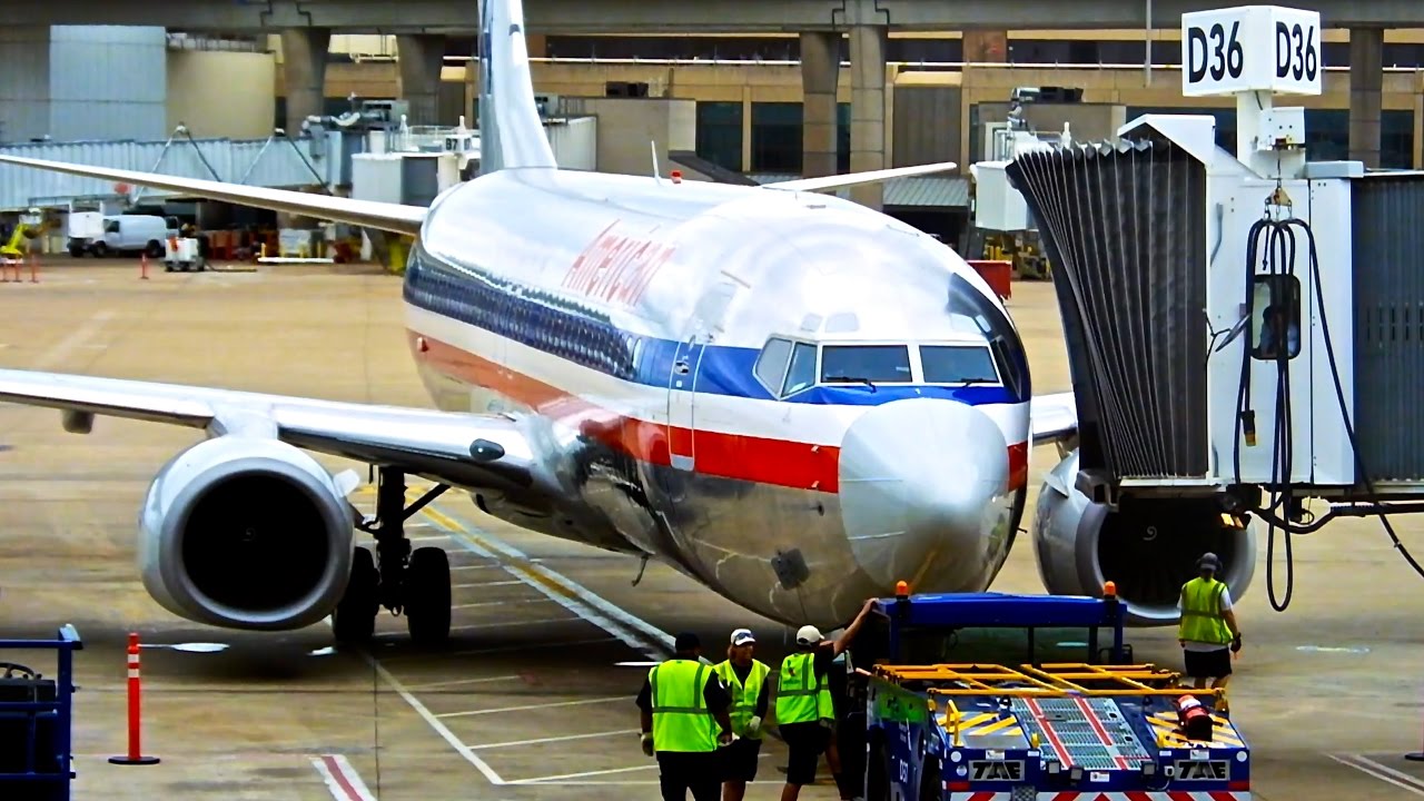 Dallas/Fort Worth (DFW) Time-Lapse – American – Boeing 737-800 & More ...