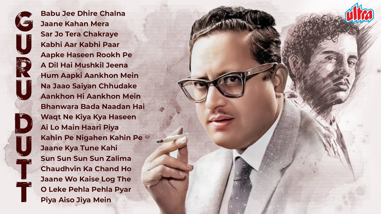 Guru Dutt Songs : 1 Hour Non-Stop Guru Dutt Songs | Best Old Songs ...