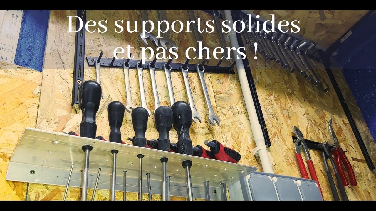 Réaliser des supports d'outils solides, class et pas chers ! ;) - YouTube