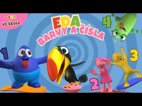 Poznávej Barvy a Čísla s Edou a příšerkami | + další díly Eda ve škole