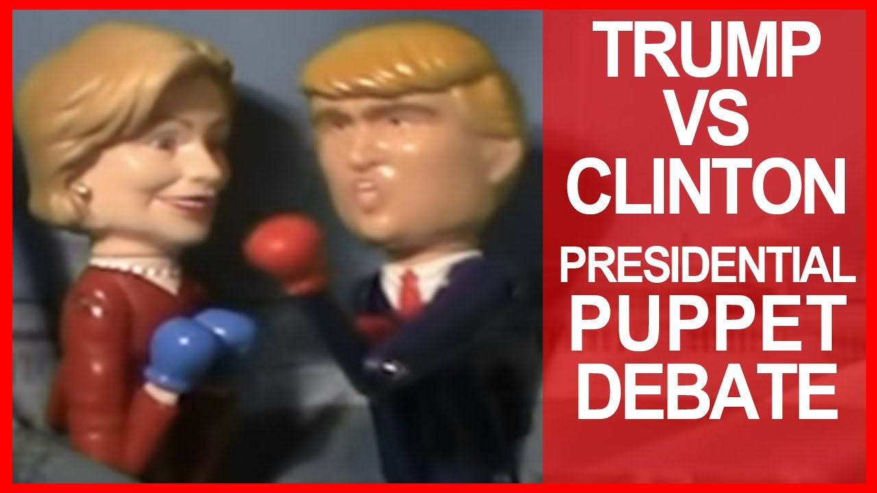 Trump vs Clinton Puppet Debate 2016 Presidential Election Battle - YouTube