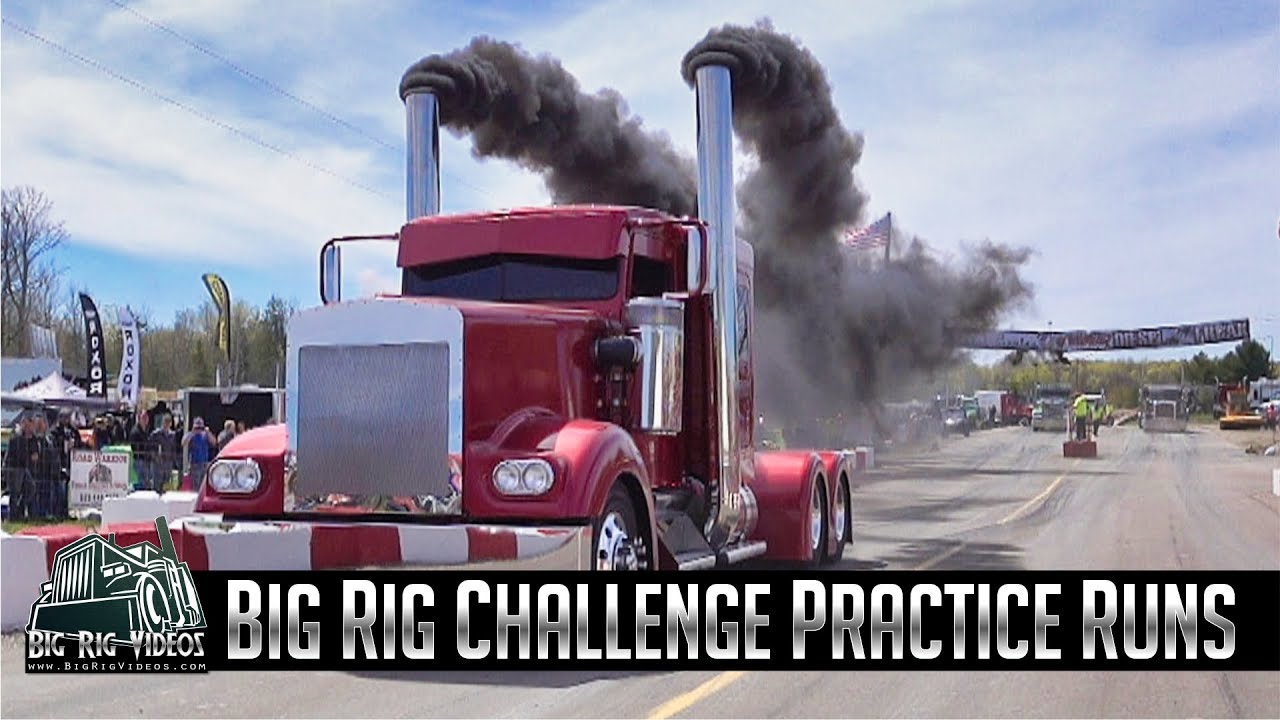 Practice Runs - 2019 Great Lakes Big Rig Challenge - YouTube