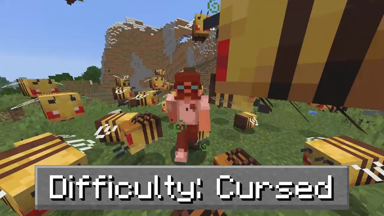 Minecraft Cursed Difficulty is IMPOSSIBLE - YouTube