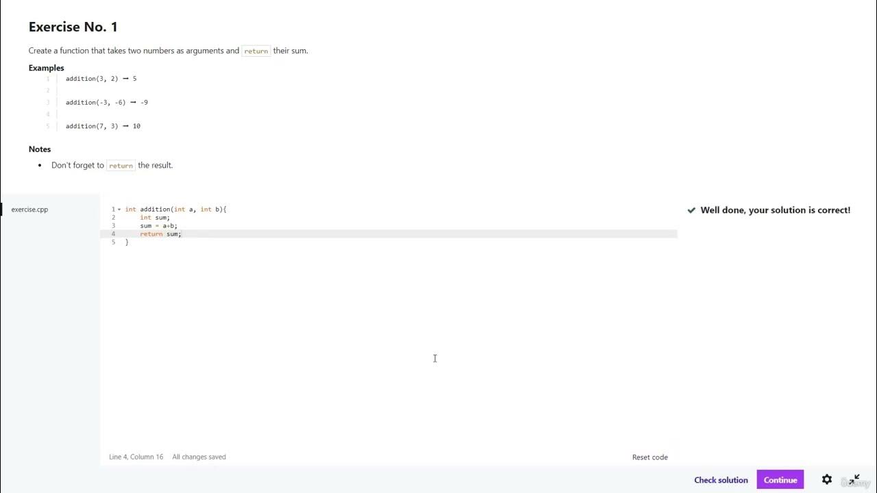C++ Sum of Two Numbers ( Explanation) #c++ #programming - YouTube