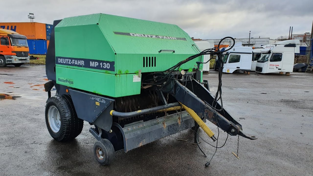 Пресс-подборщик Deutz-Fahr MP 130 OptiCut | Прокрутка - YouTube