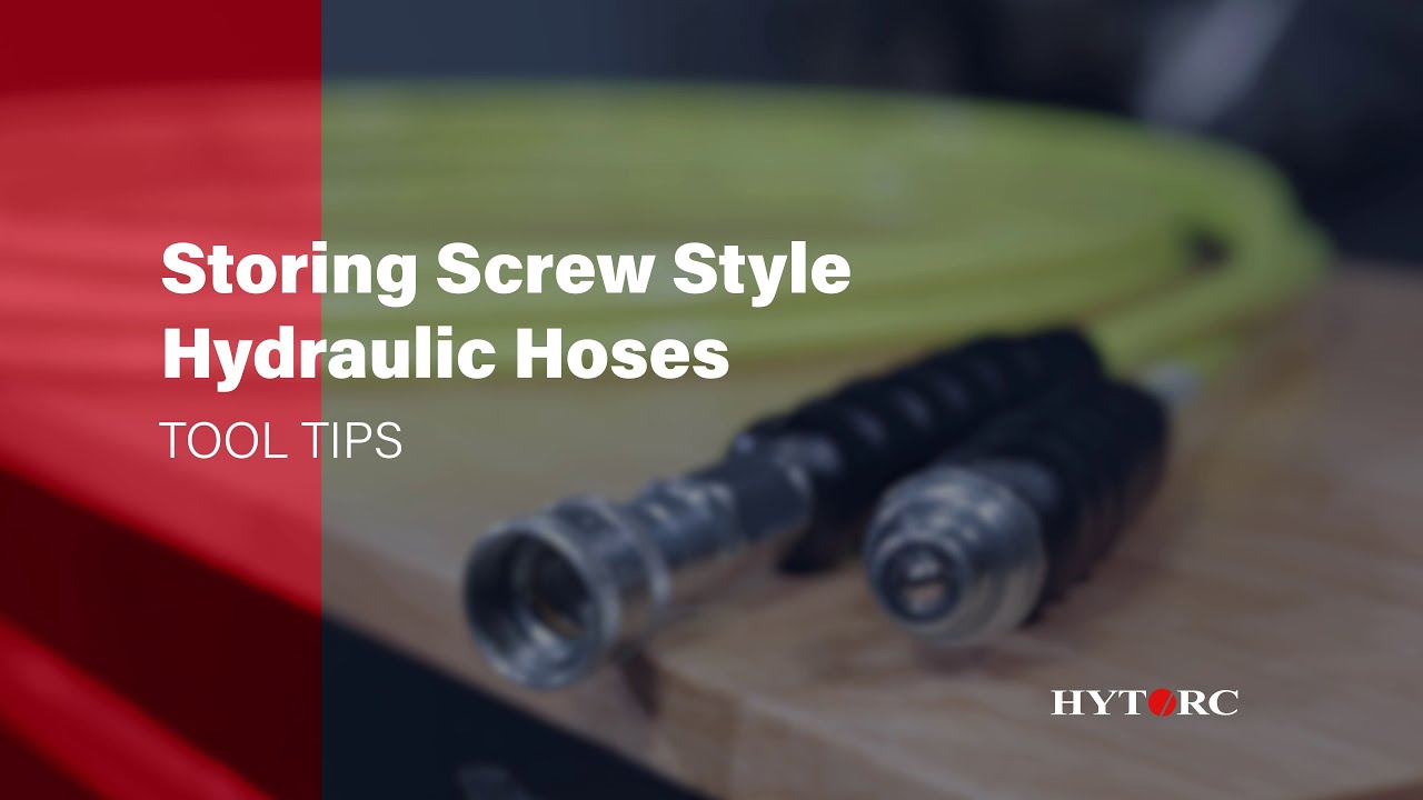 Storing Screw Style Hydraulic Hoses - YouTube