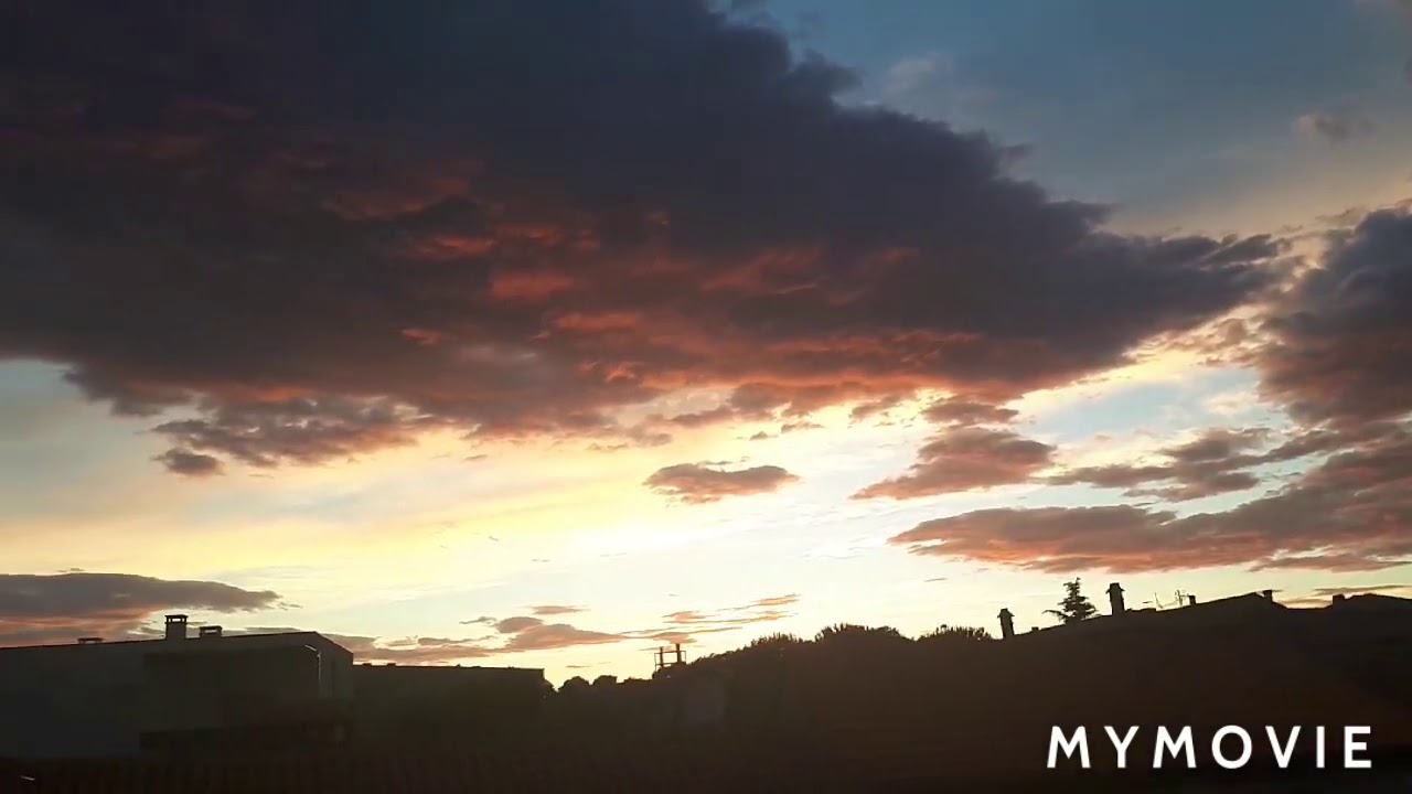 Weird sunset - YouTube