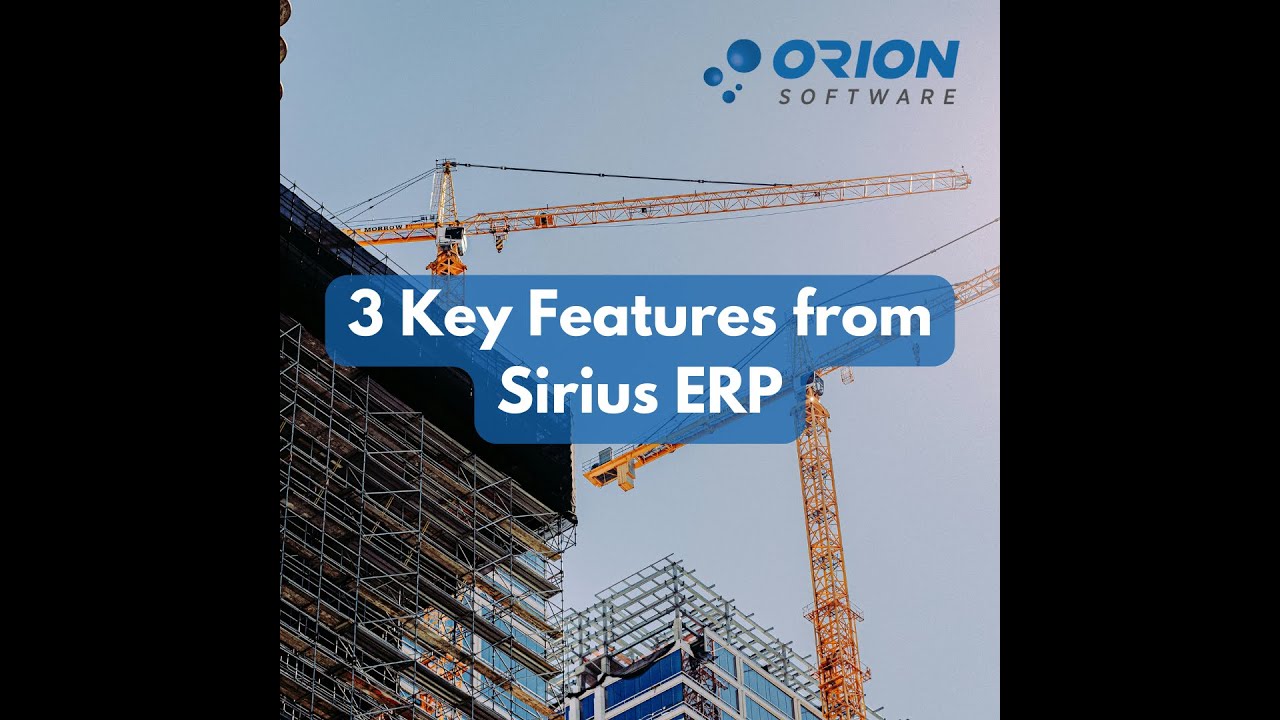 Sirius ERP a complete Rental Software - YouTube